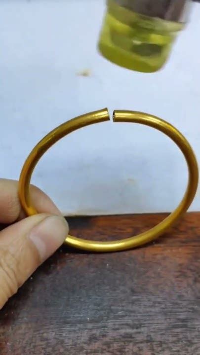 Gold Ring Joint Fastening Process Good Tools And Machinery Can