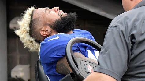Odell Beckham Jr Of New York Giants To Undergo Ankle Surgery Later