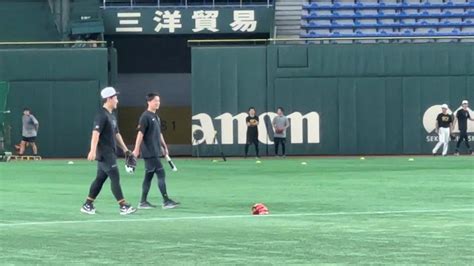 巨人・岡本和真が試合前にレフトで練習 亀井コーチと“みっちり”打ち合わせも（2024年7月17日掲載）｜日テレnews Nnn