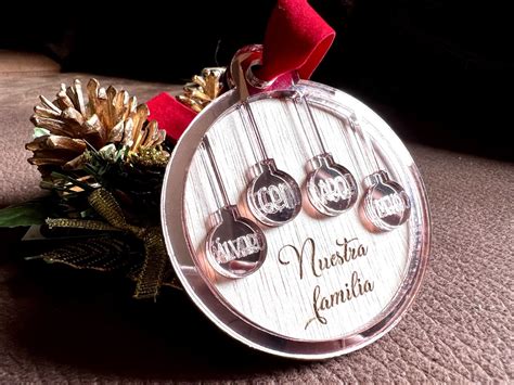 Bola Madera Y Metacrilato Rosa Espejo Personalizada Las Cosas De Nane