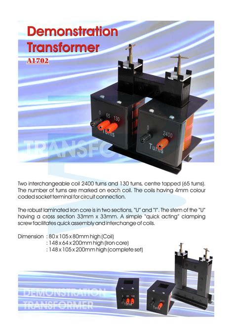 Transformer Demonstration With Coil Prosaintis