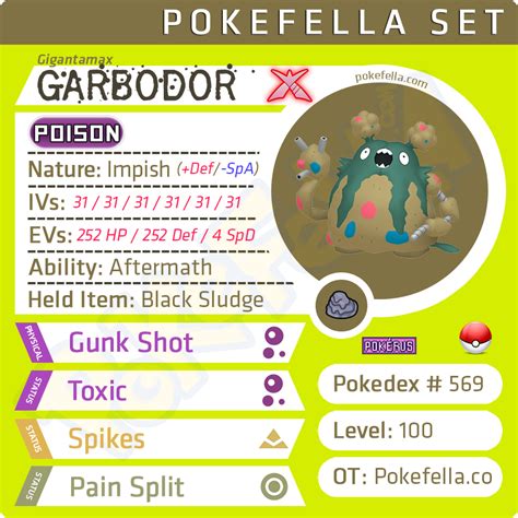 Garbodor Pokemon Shiny Fuegoder Revolucion