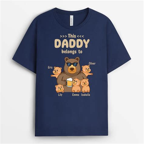 Personalised This Awesome Daddygrandad Belongs To T Shirt Personal Chic