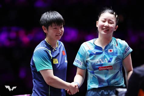 孫穎莎が絶賛した16歳・張本美和の成長ぶり「総合力と理解力が向上」 公式は世界女王の強さにも言及「別のレベルへと進んだ」【wttチャンピオンズ