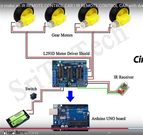 Motors L D Shield And Arduino UNO IR REMOTE General Electronics Arduino Forum