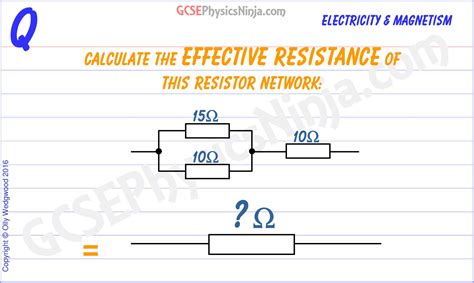 Resistor Network Calculation GCSEPhysicsNinja Com