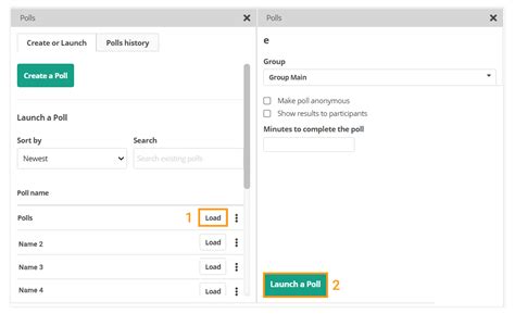 Polls In The Virtual Classroom And The Lms Vedamo