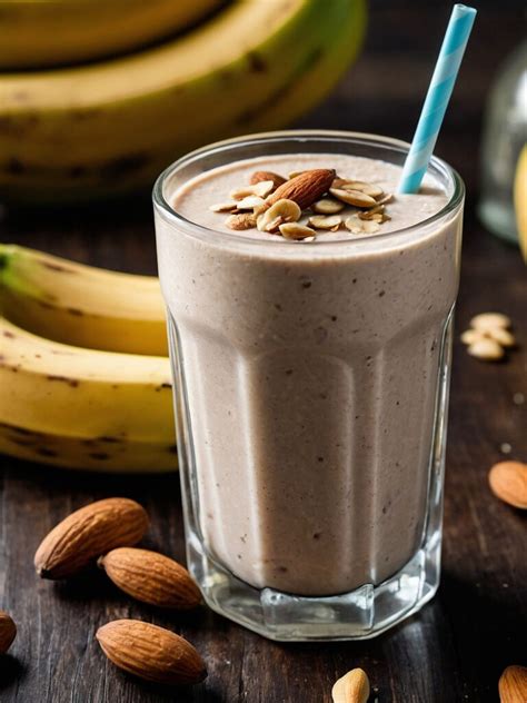 Banana Almond Protein Smoothie Exotic Smoothie