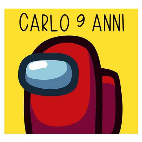 Adesivi Personalizzabili AMONG US