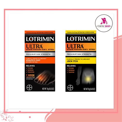 Lotrimin Ultra Antifungal Athletes Foot Cream And Jock Itch 12 G And 30 G