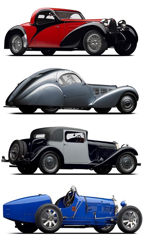 The Evolution Of Bugatti Iconic Cars From The French Marque Vintage