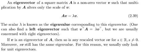 Linear Algebra Is This Textbook Wrong About Scaling Eigenvectors