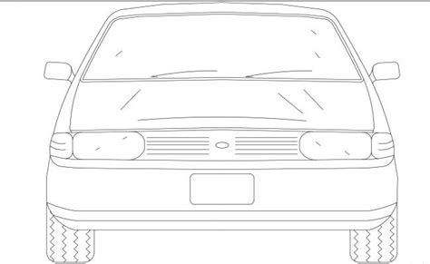 Van Cad Block Free Download Cadbull