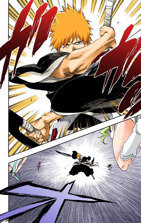 Ichigo Bleach Manga Panel Bleach Manga With Color