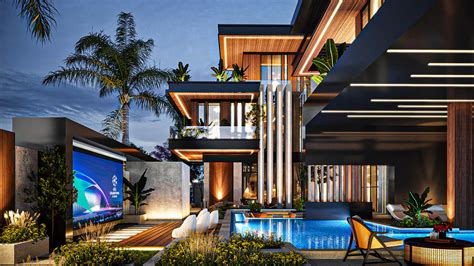 Luxury Modern Contemporary House Design 7 By Mahamerutechnoart On