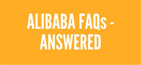 Alibaba Essential FAQs How Does Alibaba Shipping Work Alibaba UK