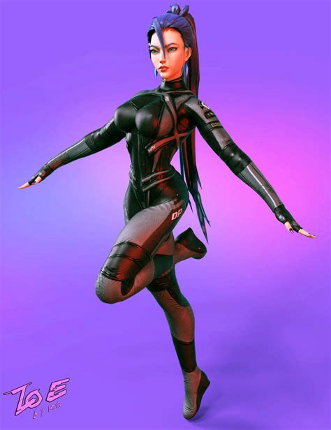 Zoe Sexy Netrunner Cyberpunk 2077 Manga Style By Cirano666 On