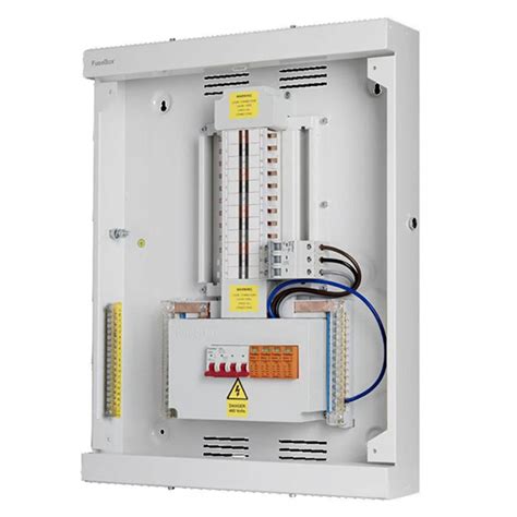 Three Way 125a 3 Phase Distribution Board C W Main Switch And Spd Electrical Wholesaler