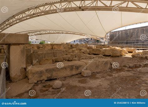 The Village Of Tarxien A Complex Of Four Megalithic Temples Makes Up