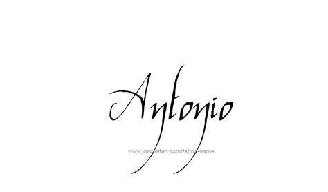 Antonio Name Tattoo Designs In 2023 Name Tattoo Name Tattoo Designs