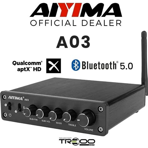 AIYIMA A03 Wireless Bluetooth Receiver/Streamer Hi-Fi Integrated ...