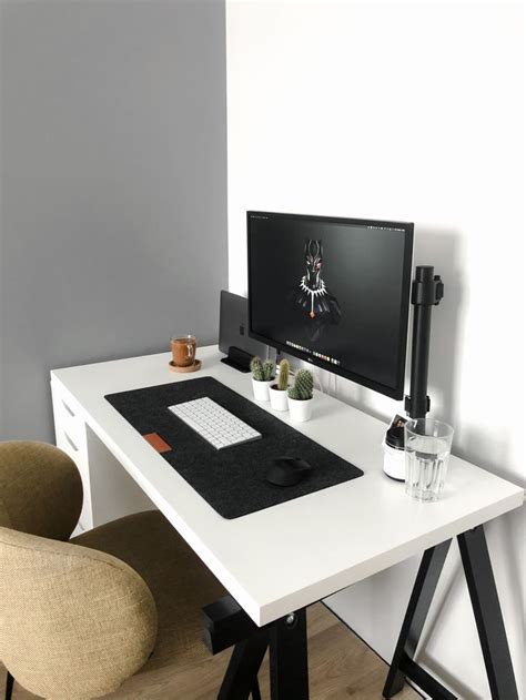 Minimalistic Workspace In 2024 Home Office Setup Home Office Design