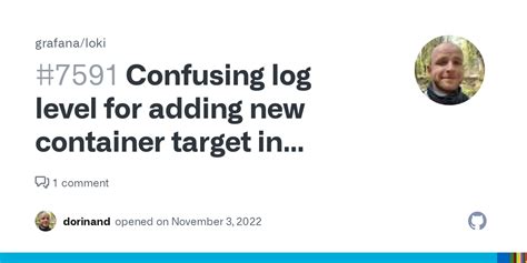 Confusing Log Level For Adding New Container Target In Promtail · Issue