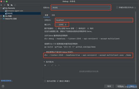 Golang 远程调试工具——详细步骤 Csdn博客