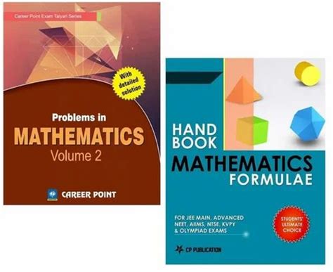 Career Point Kota English Problems In Maths Volume 2 Maths Formulae