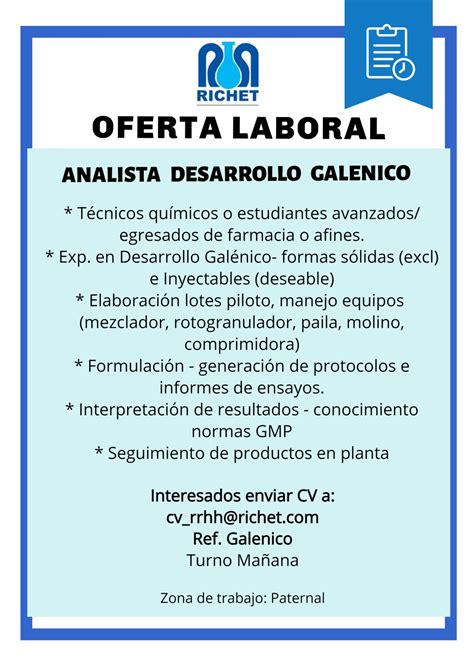 Laboratorios Richet Sa Posted On Linkedin