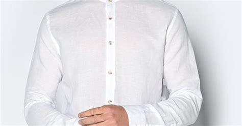 Brokers ΑΝΔΡΙΚΟ ΠΟΥΚΑΜΙΣΟ ΜΑΟ ΓΙΑΚΑΣ ΛΙΝΟ ΛΕΥΚΟ 23016 661 08