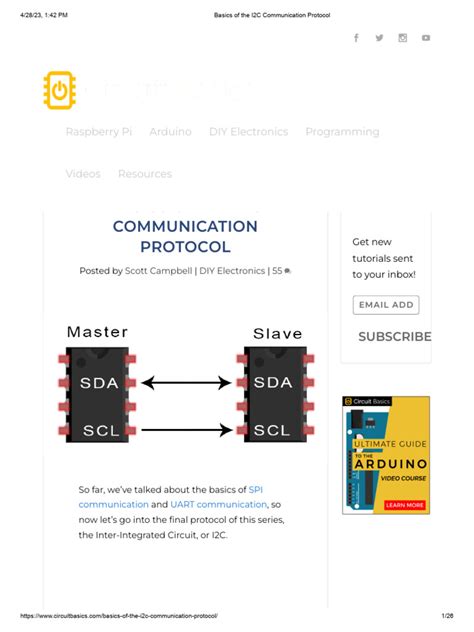Basics Of The I2c Communication Protocol Pdf Information And