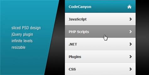 JQuery Side Sliding Panel Plugins Show Hide For Your Website Designbeep