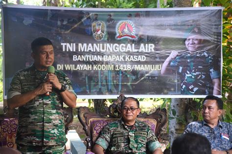 TNI AD Manunggal Danrem Tatag Serahkan Bantuan Kasad Mesin Dan Instalasi Air Rakyatta Co
