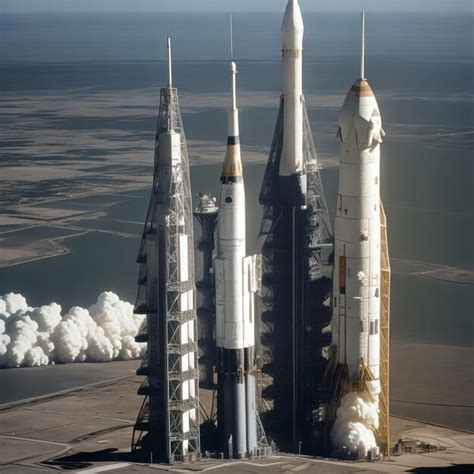 Premium Ai Image Rocket Is Being Launched Into Space