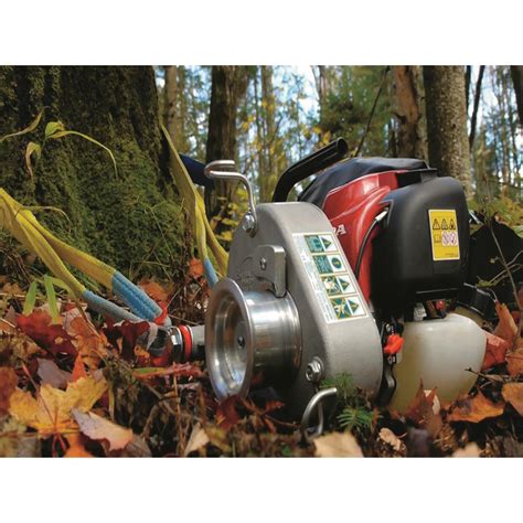 Portable Winch Co Pcw3000 1550 Lb Gas Powered Portable Capstan Winch