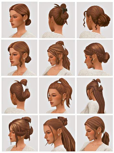 Miilkymoon Sims Hair Mod Hair Sims New