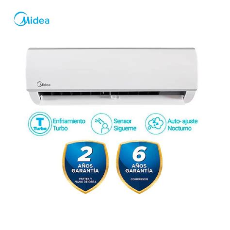 Aire Acondicionado Midea Split De 24000 Btu Convencional Frío Solo