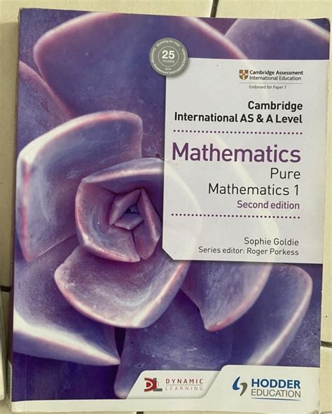 Cie A Level Maths 1 Textbook Hobbies And Toys Books And Magazines