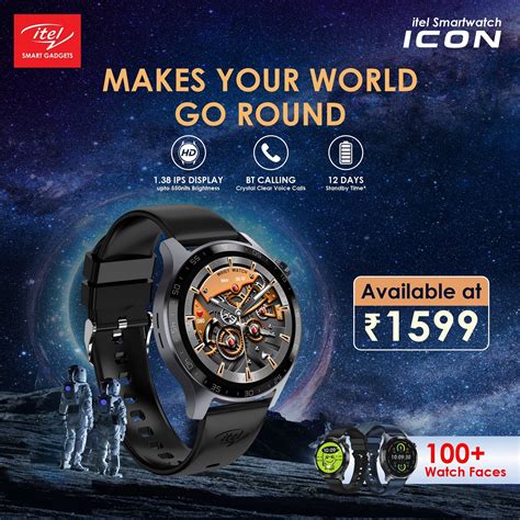 Itel Icon Smartwatch With Bluetooth Calling Launched In India Droidafrica