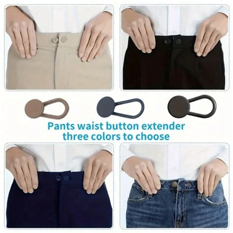 6 Expansion Buttons For Extending Jeans Collar Seamless Instant