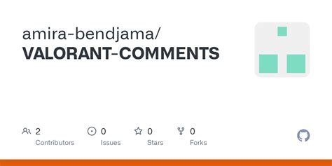 Github Amira Bendjama Valorant Comments