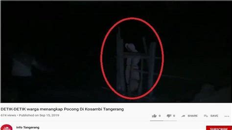 Viral Video Penampakan Diduga Pocong Di Tangerang Ini Kesaksian Warga