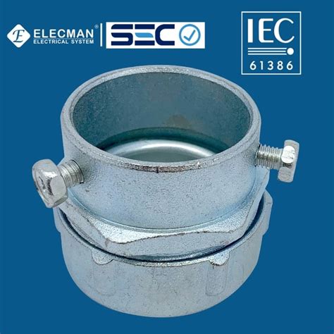 Zinc Emt Iec 61386 Conduit Fittings Liquid Tight Connector 1 Inch Set