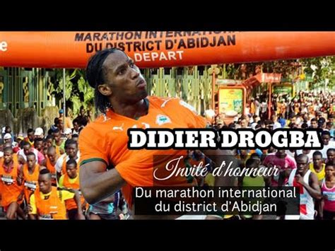 Didier Drogba invité d honneur de la 19è édition du Marathon