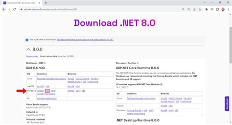 آموزش گام به گام نصب Net 8 نیک آموز