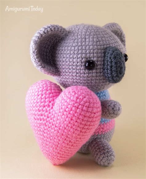 Amigurumi Koala With Heart Pattern Amigurumi Today