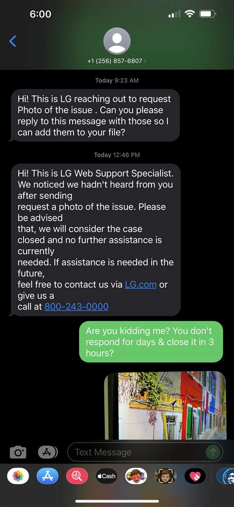 Lg Support Doesnt Respond For Days And Then Closes The Ticket Because I