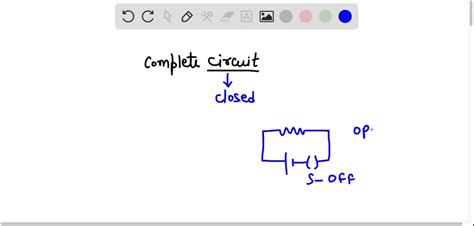 explain why a complete circuit is necessary for a nonzero current to exist