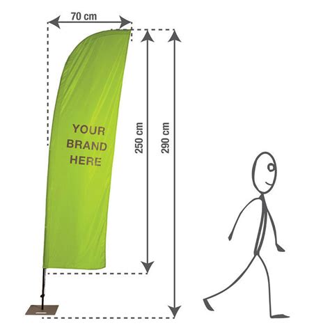 Outdoor Event Advertising Double Side Printing Aluminium Fiberglass Flagpole Rectangle Teardrop